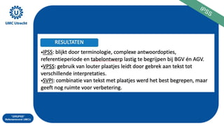 UMCU refereeravond (DR)IPSS | PPT