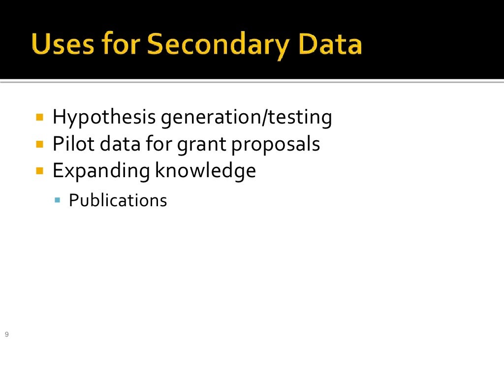 secondary-data-analysis