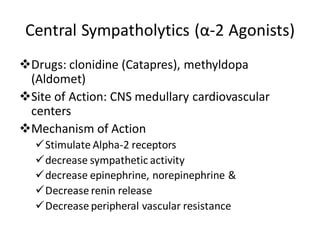LECTURE NOTE ON Antihypertensives DRUGpdf | PPT