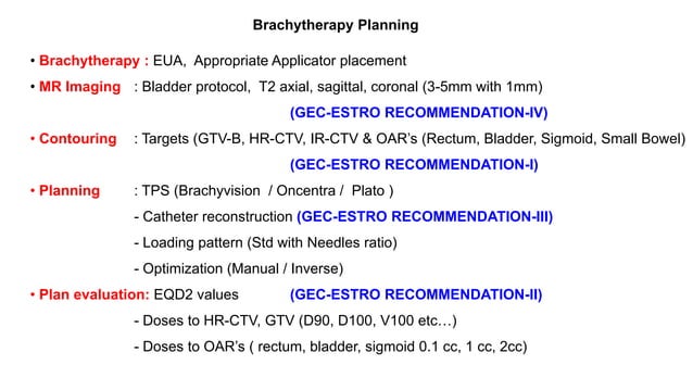 Intracavitary brachytherapy modern day applicators and techniques | PPT
