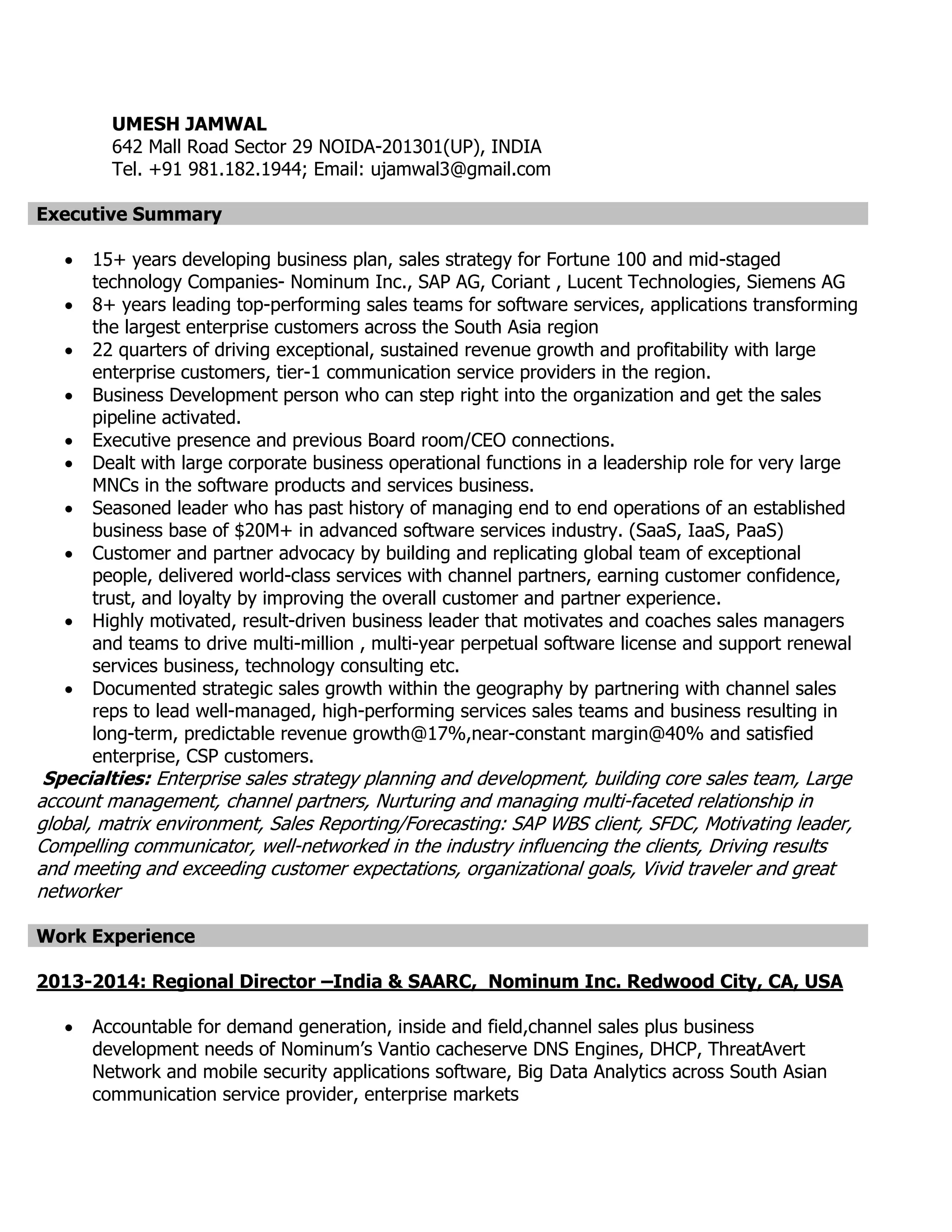 Umesh jamwal 032615 | PDF