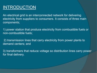 presentation on power grid system | PPTX