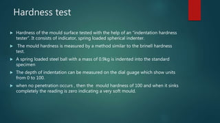 Comparative studies on properties mould sands of different mesh sizes ...