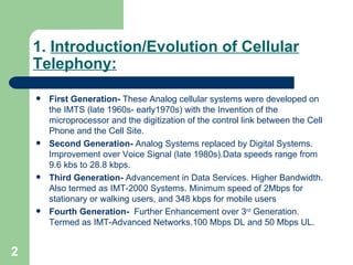 3rd Generation Wireless Networks | PPT