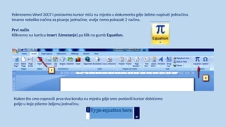 UMETANJE FORMULA U WORD-uTutorijali.pptx