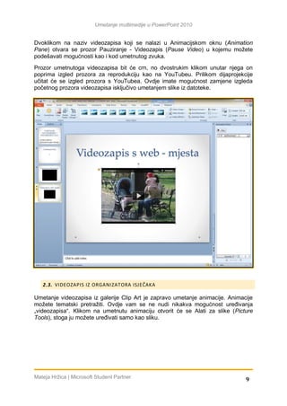 Umetanje multimedije u PowerPoint 2010 | PDF