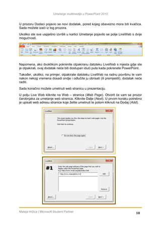 Umetanje multimedije u PowerPoint 2010 | PDF