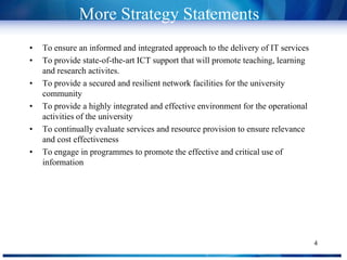 UM ICT Road Map | PPTX
