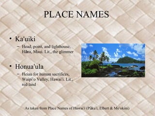 Umi+place+names | PPT