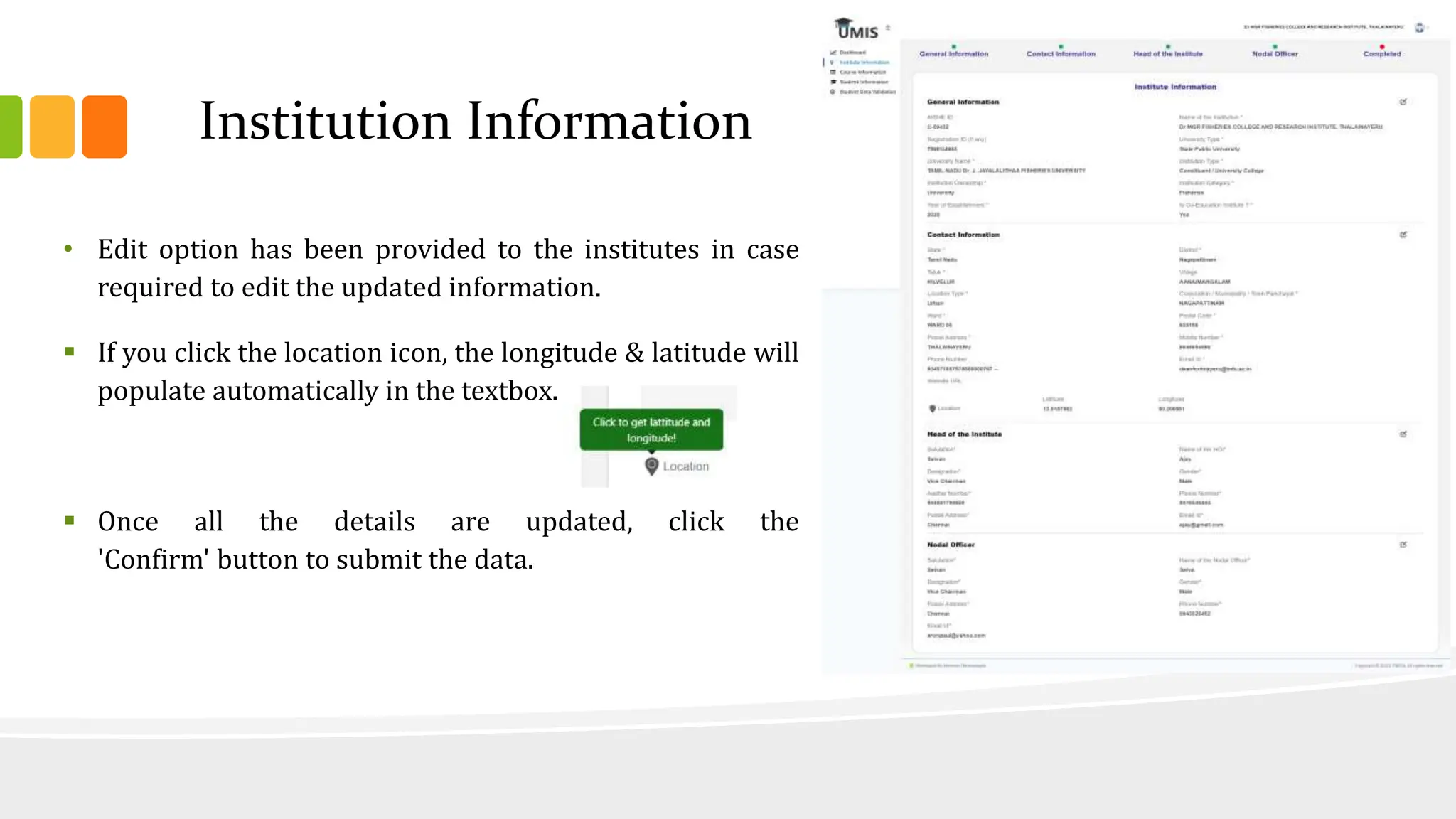 UMIS Manual_V3_23.06.2023-1 PPT FOR COLLEGE STUDENTS | PPTX