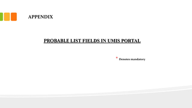 UMIS Manual_V3_23.06.2023-1 PPT FOR COLLEGE STUDENTS | PPTX