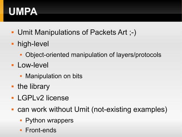 Umit Project Presentation