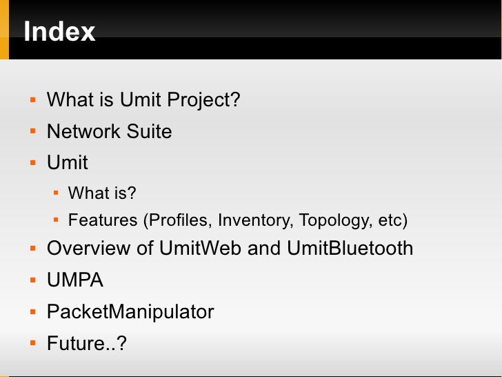 Umit Project Presentation
