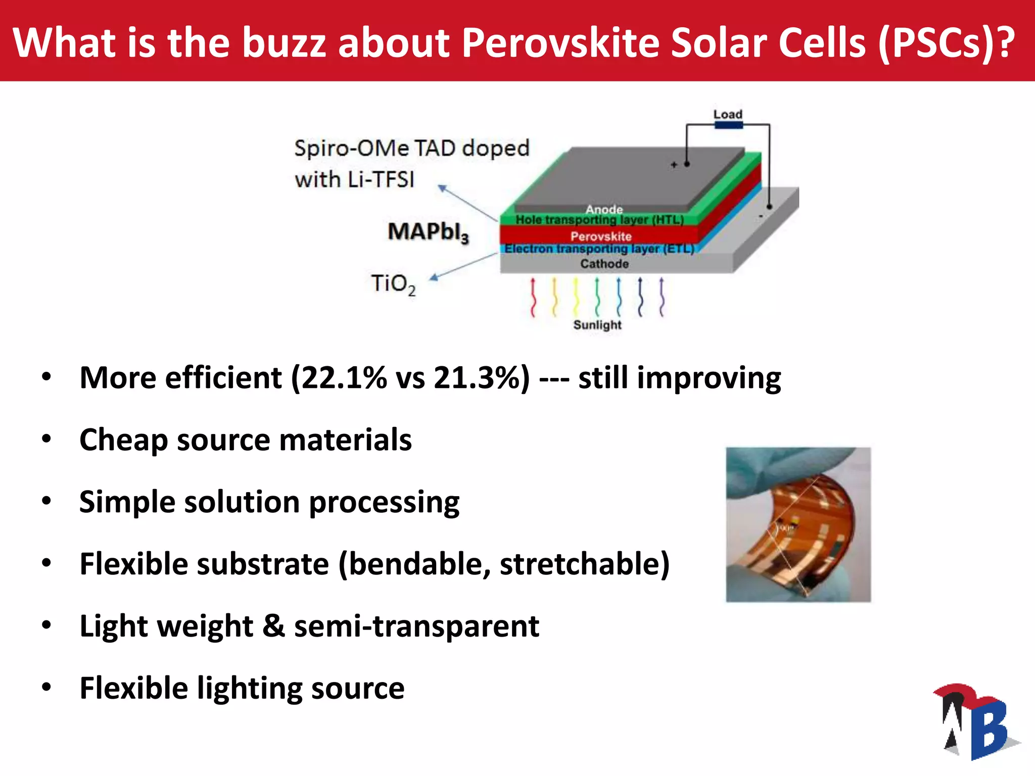 UMKC - Perovskite Solar Cells | PPT