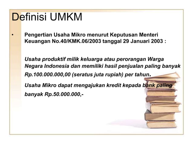 UMKM (Usaha Mikro, Kecil, dan Menengah) | PPTX