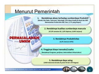UMKM (Usaha Mikro, Kecil, dan Menengah) | PPTX