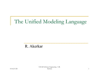 Unified Modelling Language | PPT