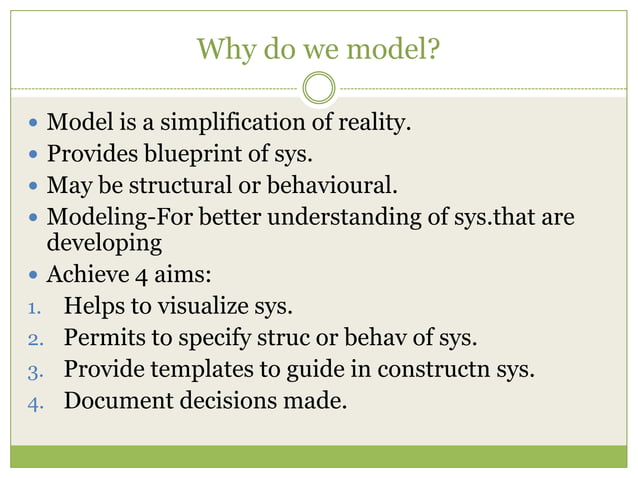 Unified Modelling Language | PPT