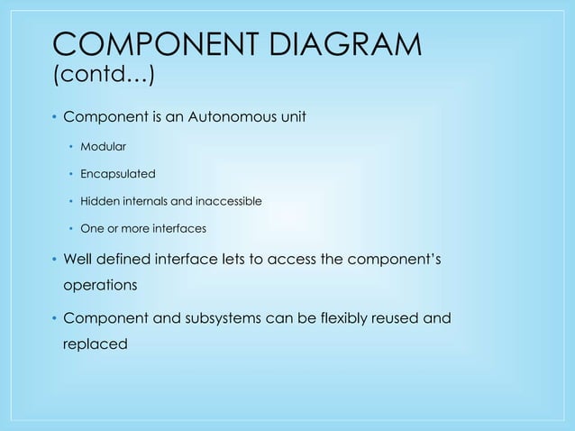 Component and Deployment Diagram - Brief Overview | PPTX