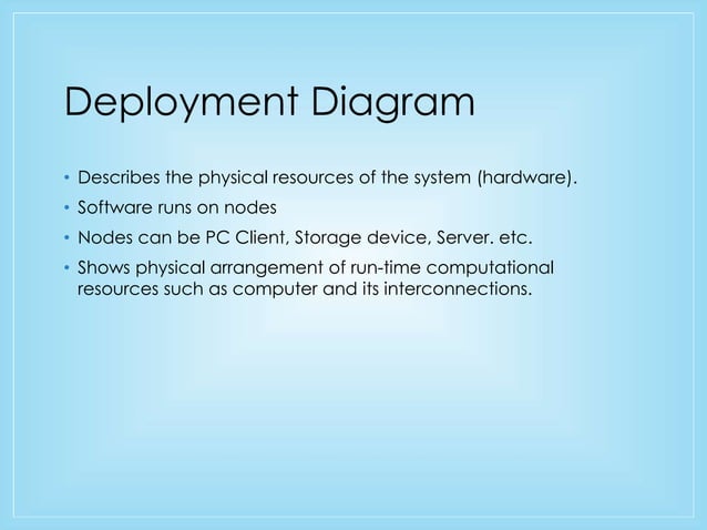 Component and Deployment Diagram - Brief Overview | PPTX
