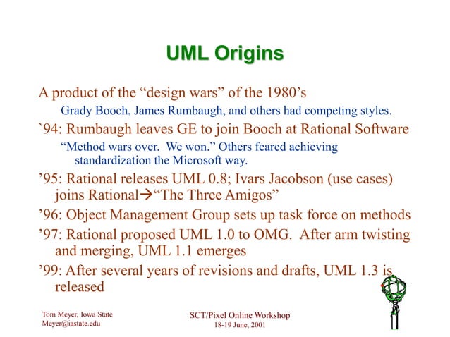 Unified Modeling Language Object Oriented Analysis and Design | PPT