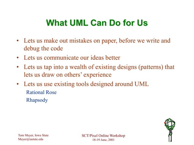 Unified Modeling Language Object Oriented Analysis And Design Ppt