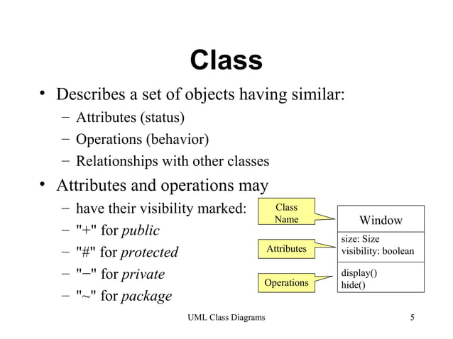 Uml class-diagram | PPT