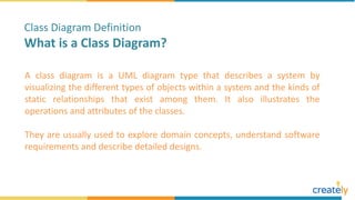 The Ultimate Guide for UML Class Diagrams by Creately | PPTX | Programming Languages | Computing