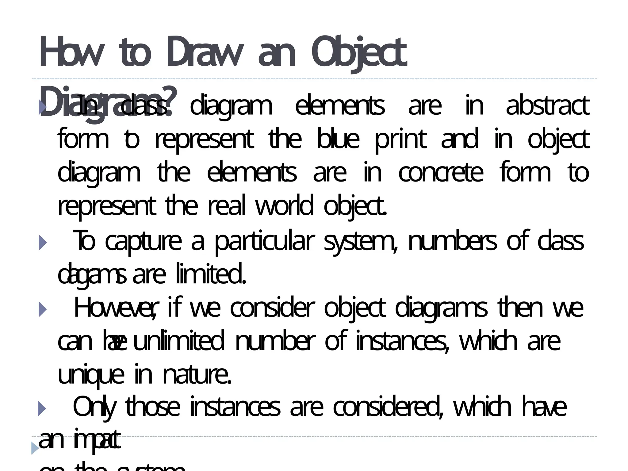 unified modeling languageobject diagrams | PPTX