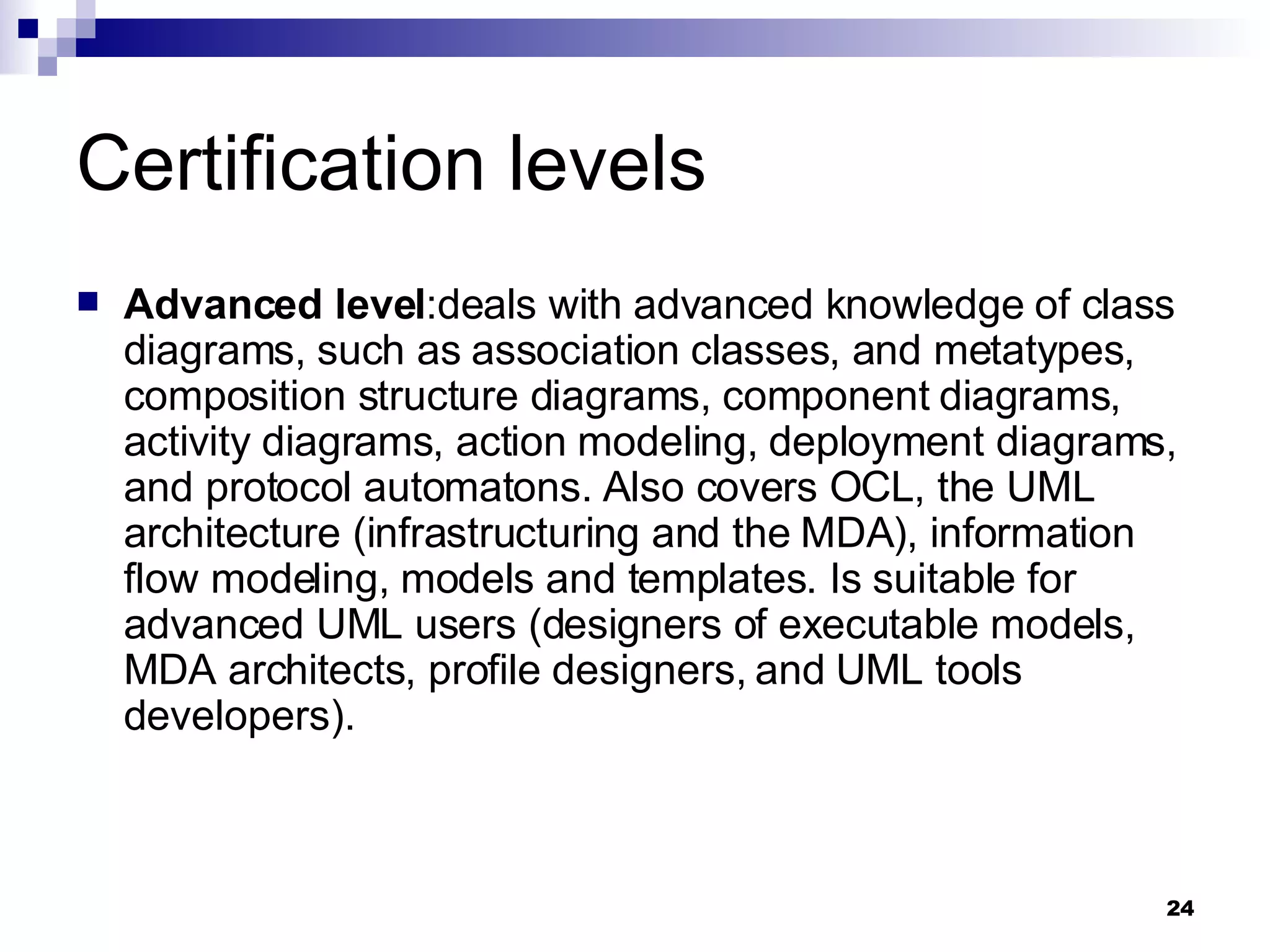 Uml Omg Fundamental Certification 1 | PPT