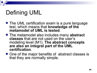 Uml Omg Fundamental Certification 1 | PPT