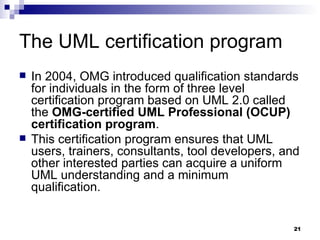 Uml Omg Fundamental Certification 1 | PPT