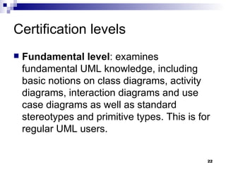 Uml Omg Fundamental Certification 1 | PPT