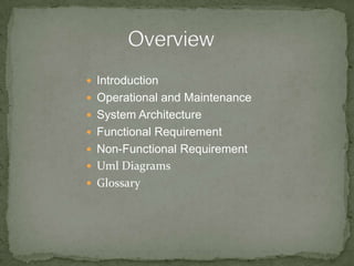 Shopping mart - Uml srs | PPTX