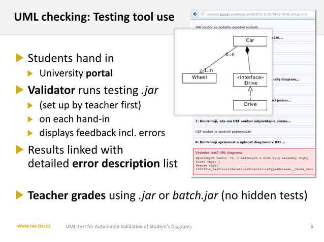 UML-test Application for Automated Validation of Students’ UML Class ...