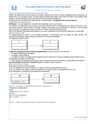 UML traducción código PHP | PDF