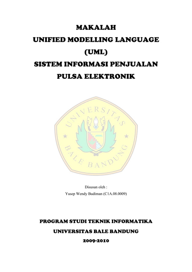 Uml yusep wendy budiman | PDF