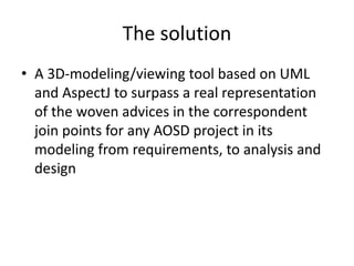 UML for Aspect Oriented Design | PPTX