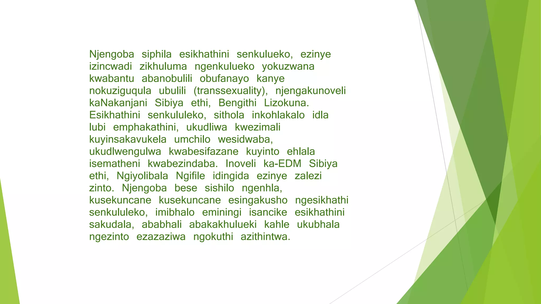 Umlando wemibhalo yesi zulu | PPTX