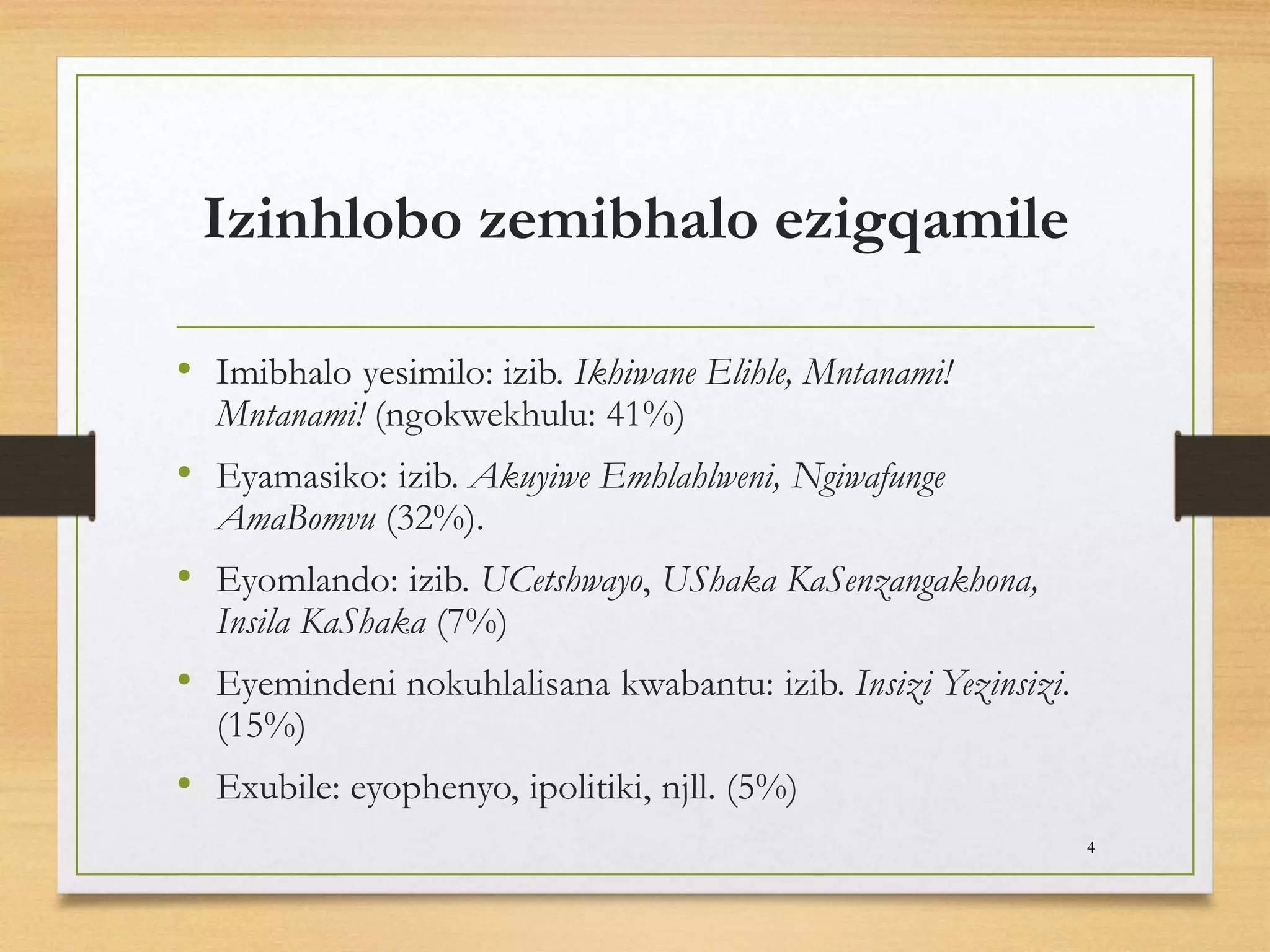 Umlando wemibhalo yesi zulu(1) | PPTX
