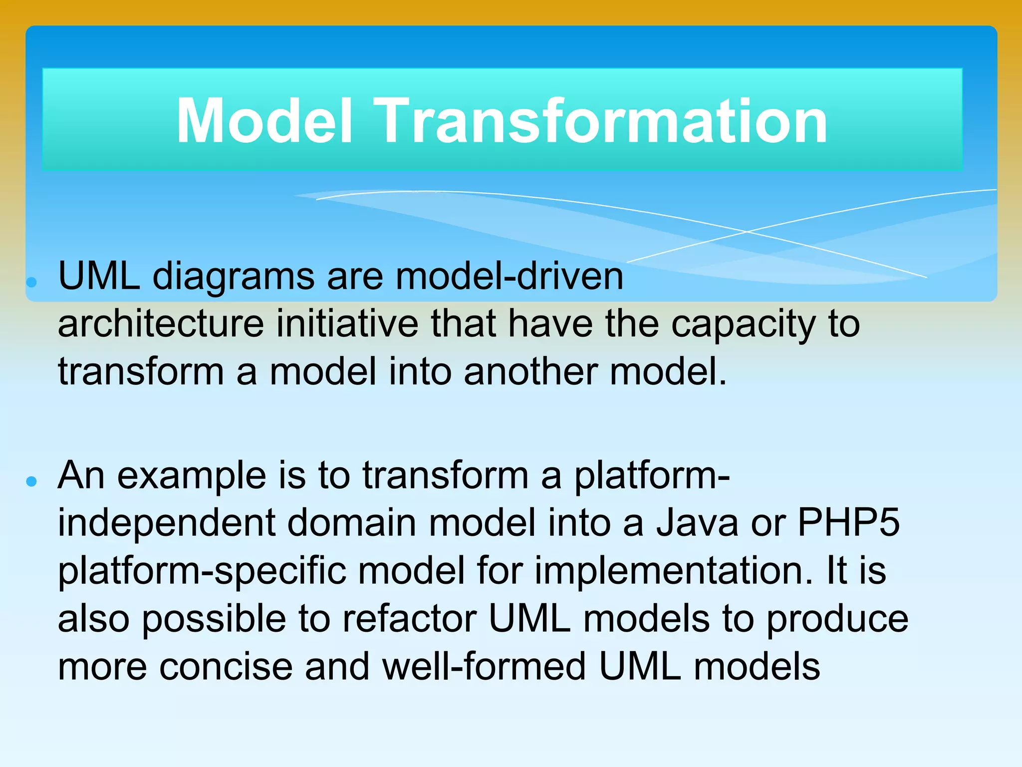 Uml And Software Modeling Toolspptx Computing Technology And Computing