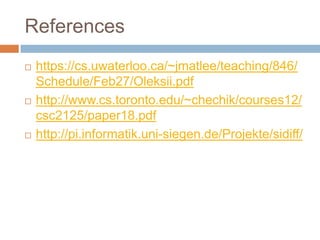 Differences bet. versions of UML diagrams. | PPTX