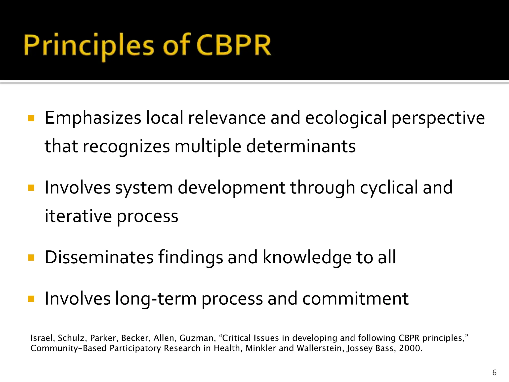 Indigenous Community Based Participator Research.pptx | Science