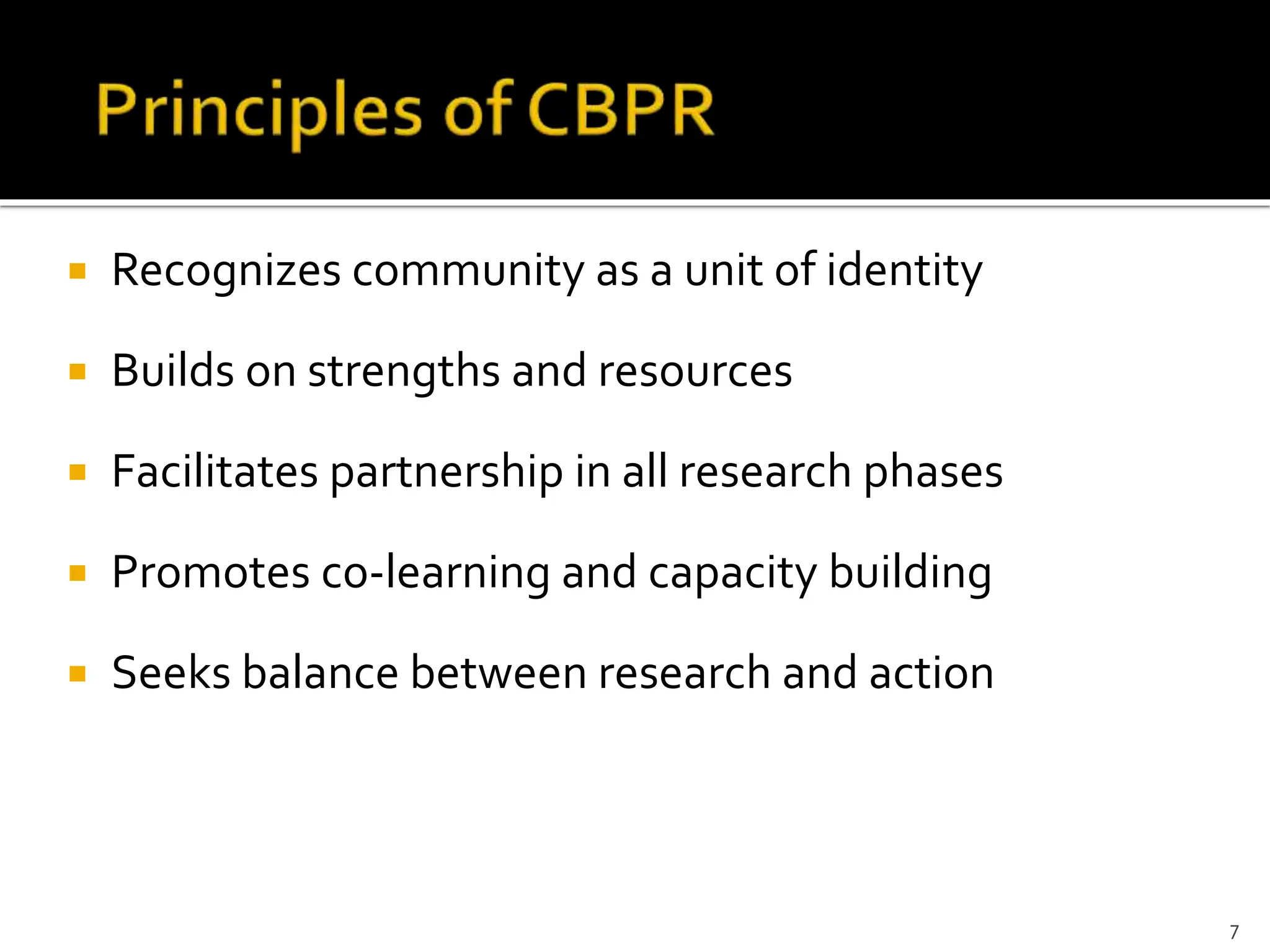 Indigenous Community Based Participator Research.pptx | Science