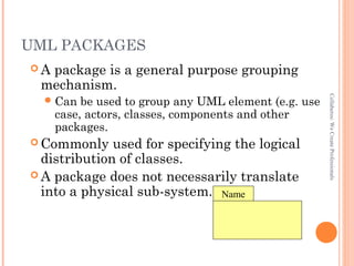 Uml class diagram and packages ppt for dot net | PPT
