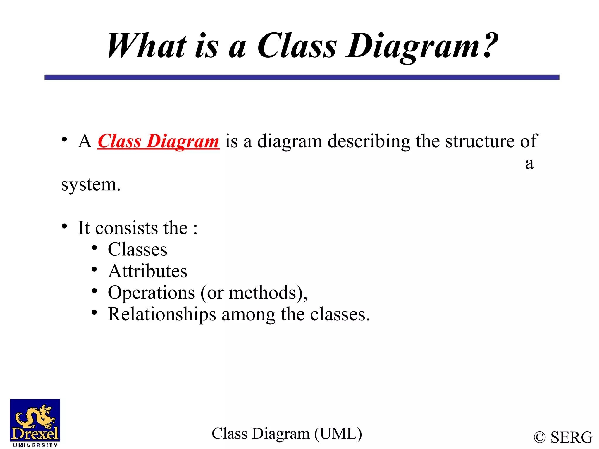 Uml class Diagram | PPT