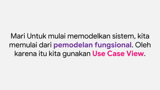 UML dan Use Case View | PDF
