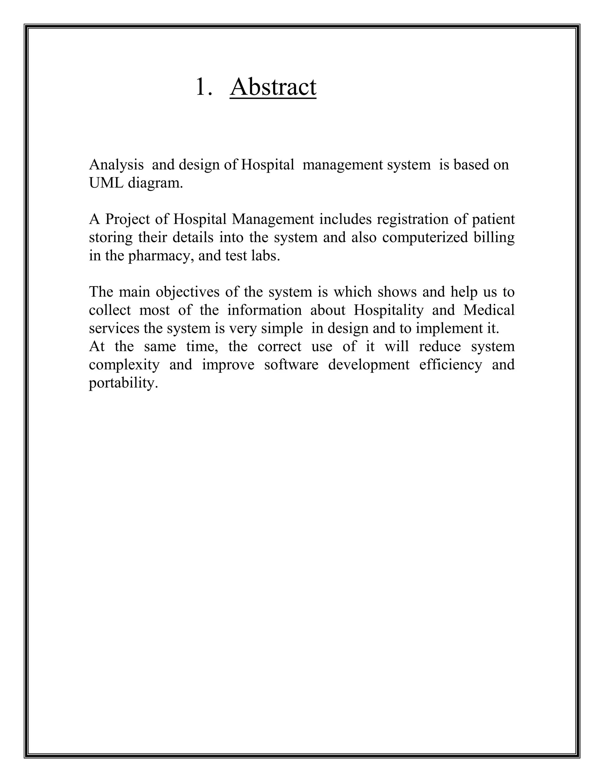 Uml diagram for_hospital_management_system | DOCX