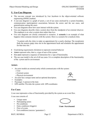 unified modeling language diagrams | PDF