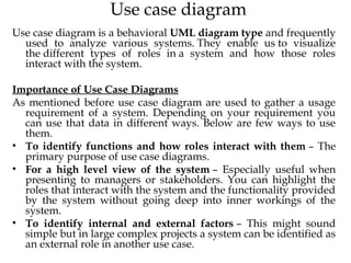 Uml diagrams usecase | PPT